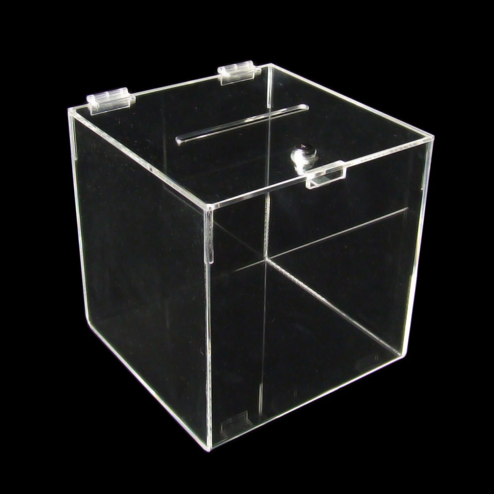 Kuhlshop - Box m. Schlitz, Schloß, 250x250x250mm